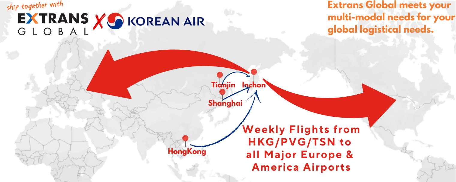 Korean Air - Extrans Global is the Block Space Agreement of Korean Air ...